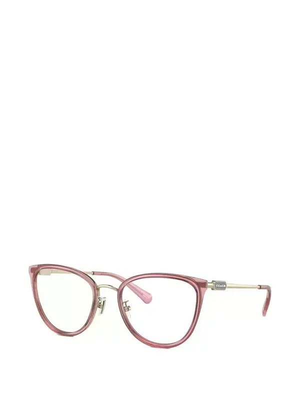 COACH Logo Plaque Cat-eye Eyeglasses
