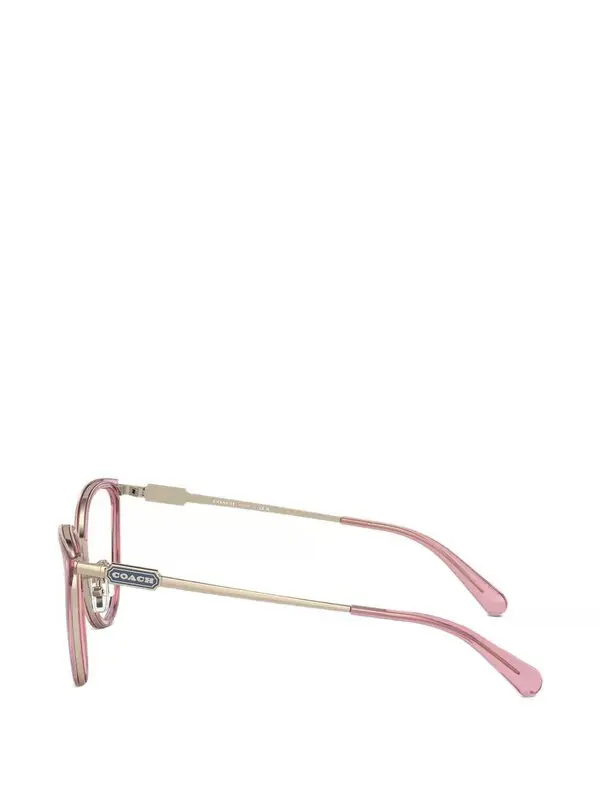 COACH Logo Plaque Cat-eye Eyeglasses