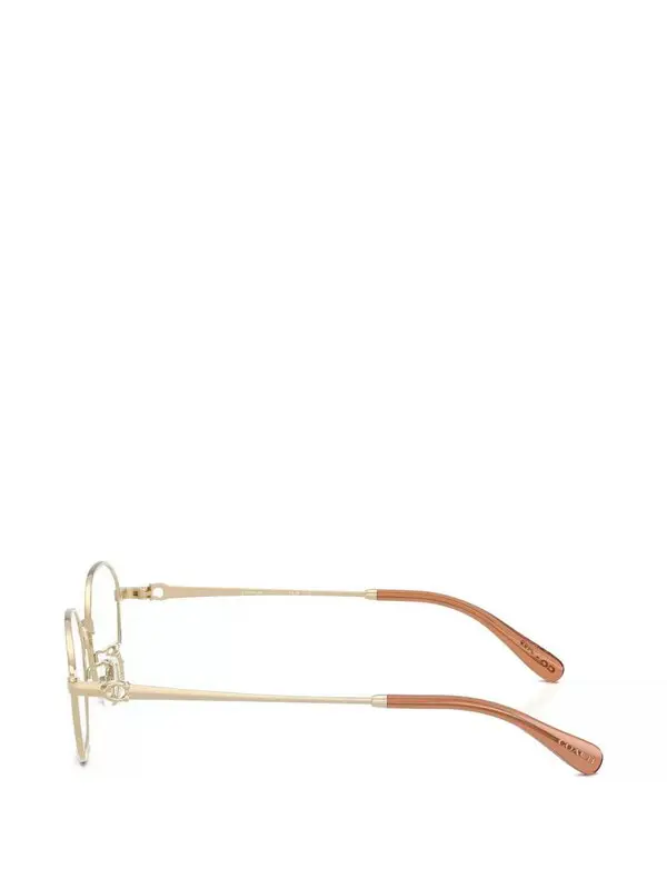 COACH Geometric Frame Titanium Eyeglasses