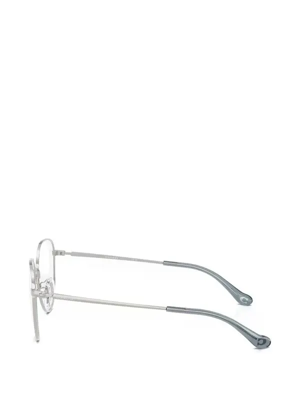 COACH Engraved Round Frame Glasses