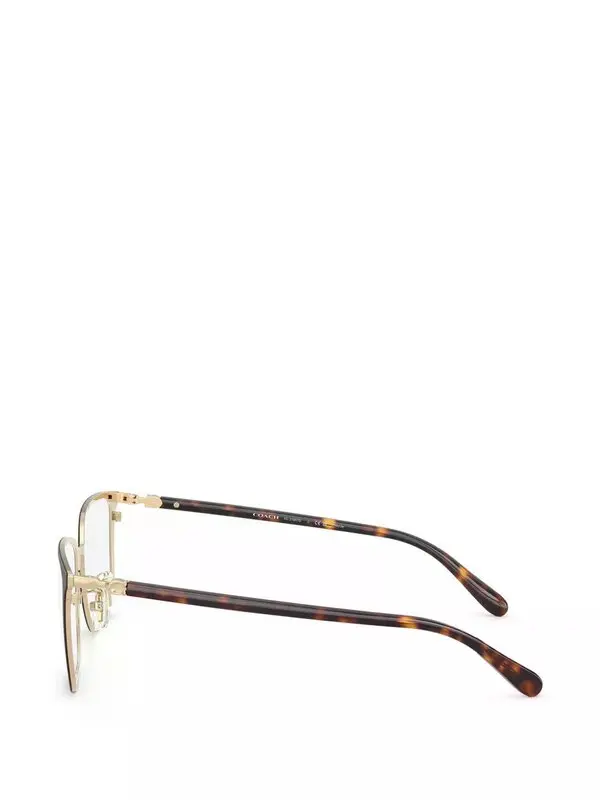 COACH Square Frame Titanium Eyeglasses