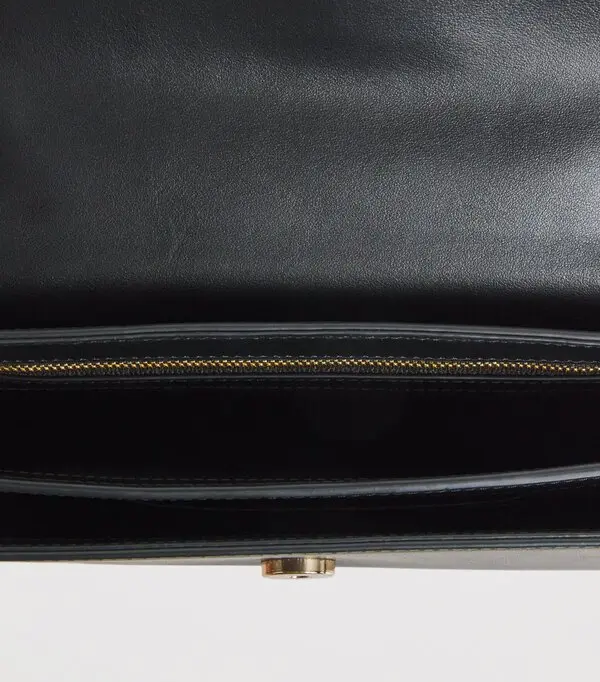 Harrods Leather East West Purse With Snaffle Detail