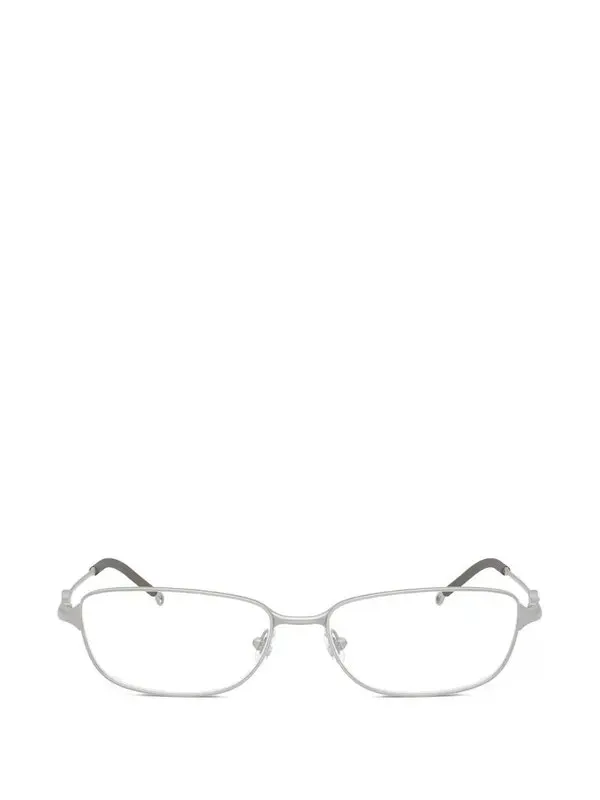 DIESEL® Logo Plaque Rectangle Frame Eyeglasses
