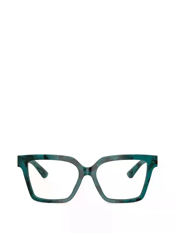 Dolce & Gabbana Metal Square-frame Glasses - Green