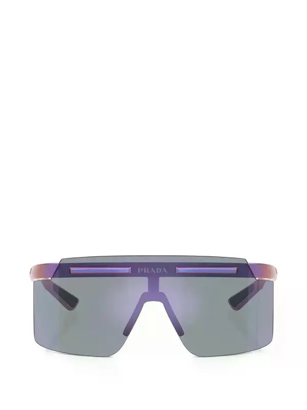 Prada Shield-frame Sunglasses - Purple