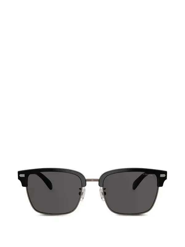 COACH Rivet Retro Browline-frame Sunglasses