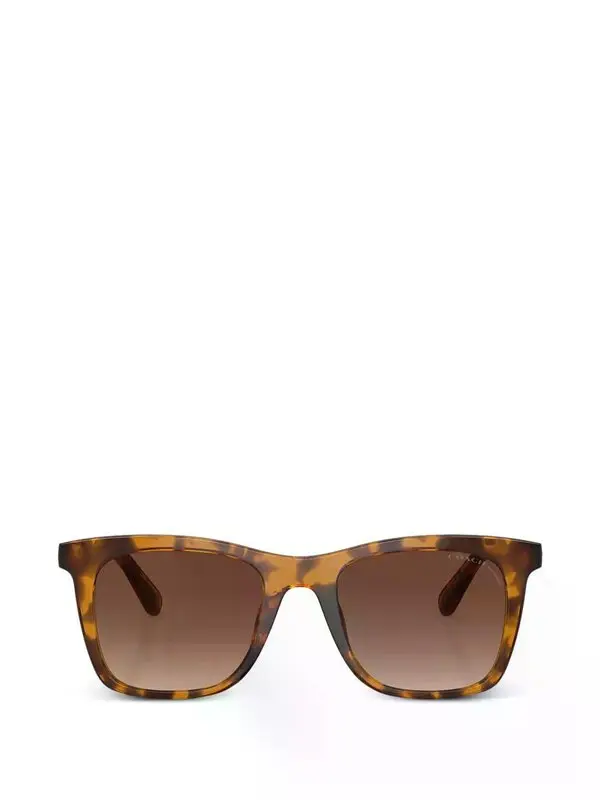 COACH X Disney Tortoiseshell-effect Square-frame Sunglasses