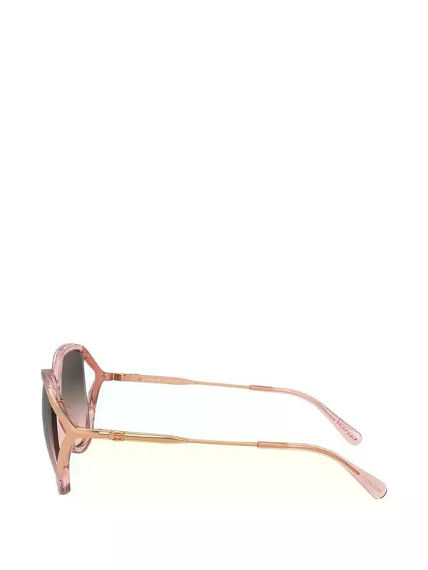 COACH Geometric Frame Sunglasses