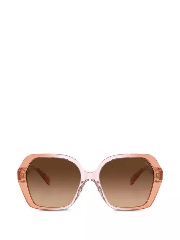 COACH Signature Ombré Geometric-frame Sunglasses