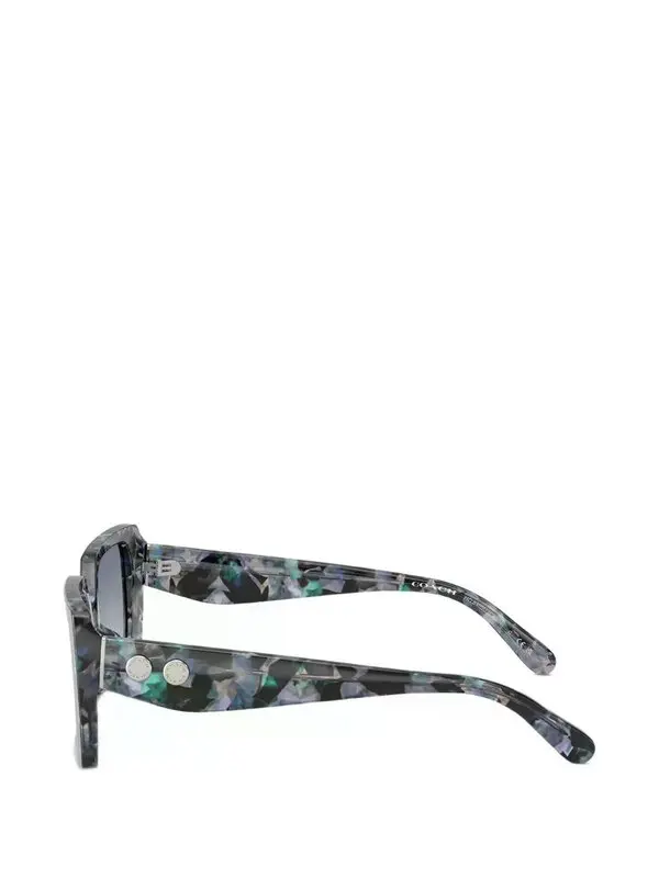 COACH Rivet Oversized Rectangle-frame Sunglasses