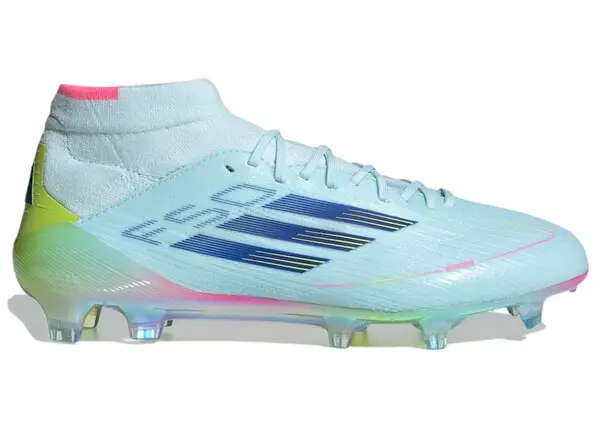 Adidas F50 Elite Mid Fg Stellar Icon Pack - Almost Blue/semi Lucid Blue/semi Solar Yellow