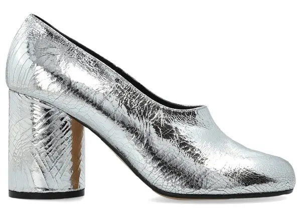 MAISON MARGIELA Tabi Décolleté Pump Broken Mirror - Silver
