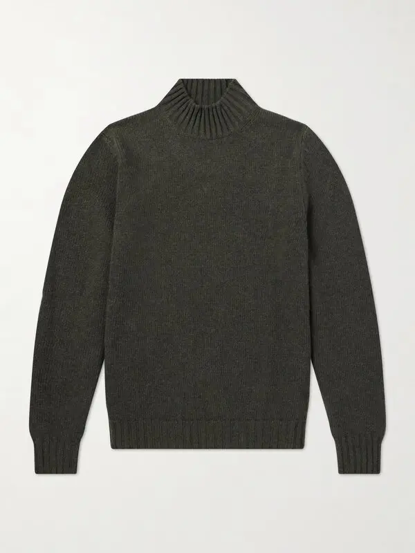 Fedeli Onda Wool And Cashmere-blend Turtleneck Sweater