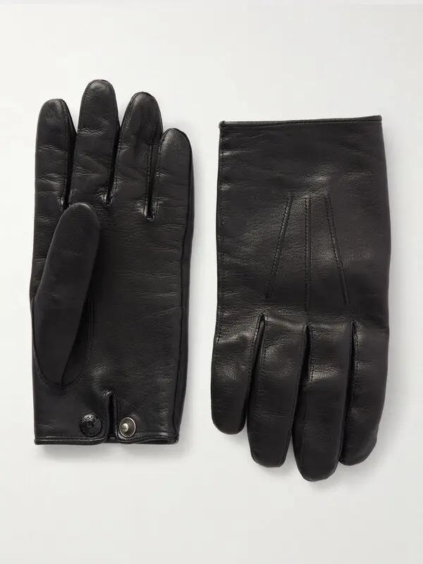 TOM FORD Leather Gloves - Black