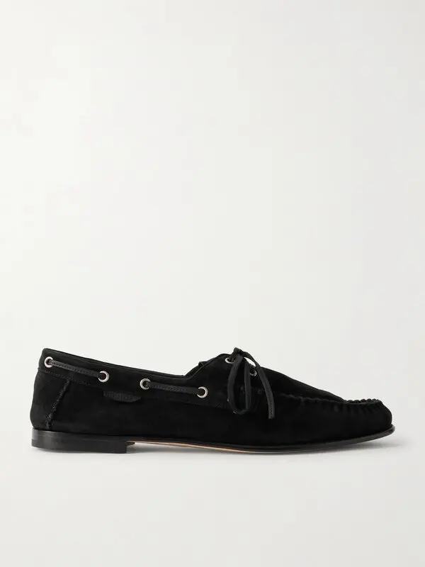 TOM FORD Theo Suede Boat Shoes