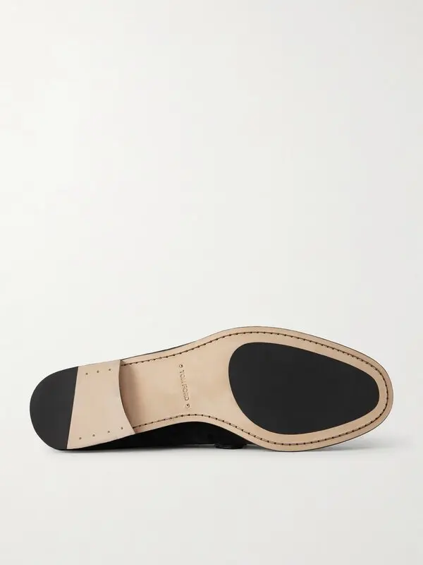 TOM FORD Theo Suede Boat Shoes