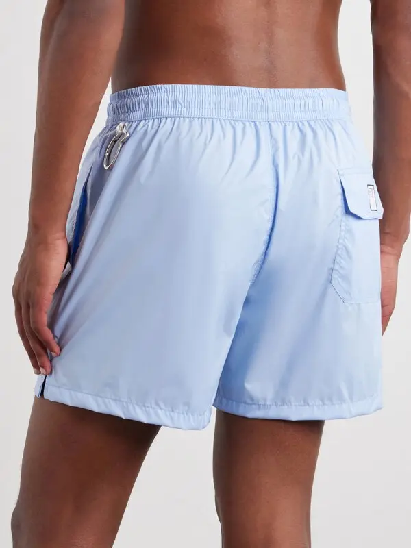 Fedeli Madeira Airstop Straight-leg Swim Shorts - Blue