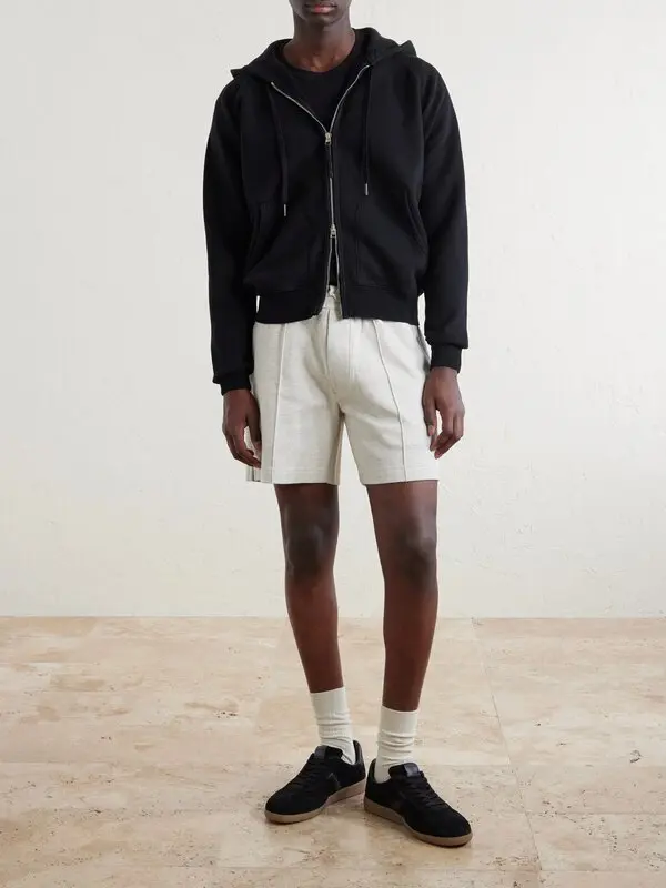 TOM FORD Slim-fit Cotton-jersey Zip-up Hoodie