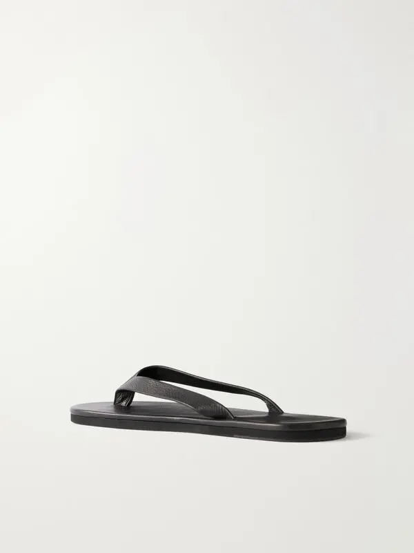 Auralee Leather Flip Flops