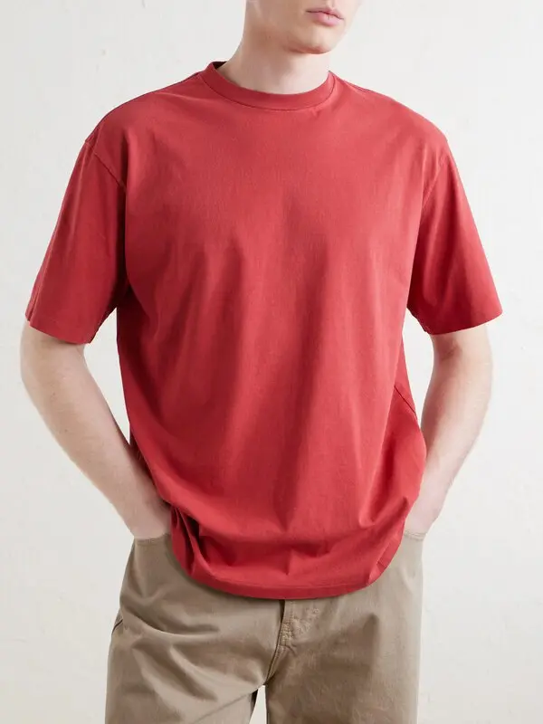 A.PRESSE Cotton-jersey T-shirt