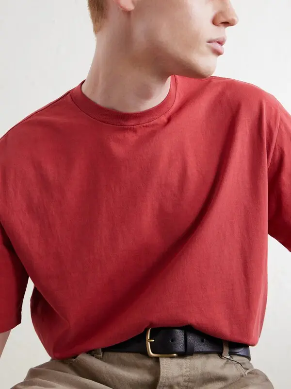 A.PRESSE Cotton-jersey T-shirt