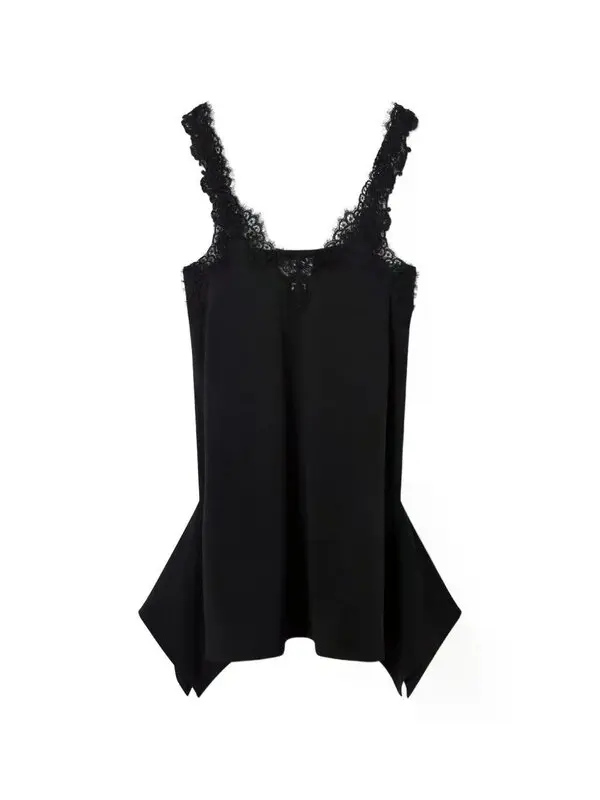 Stella McCartney Lace-trim Mini Dress - Black