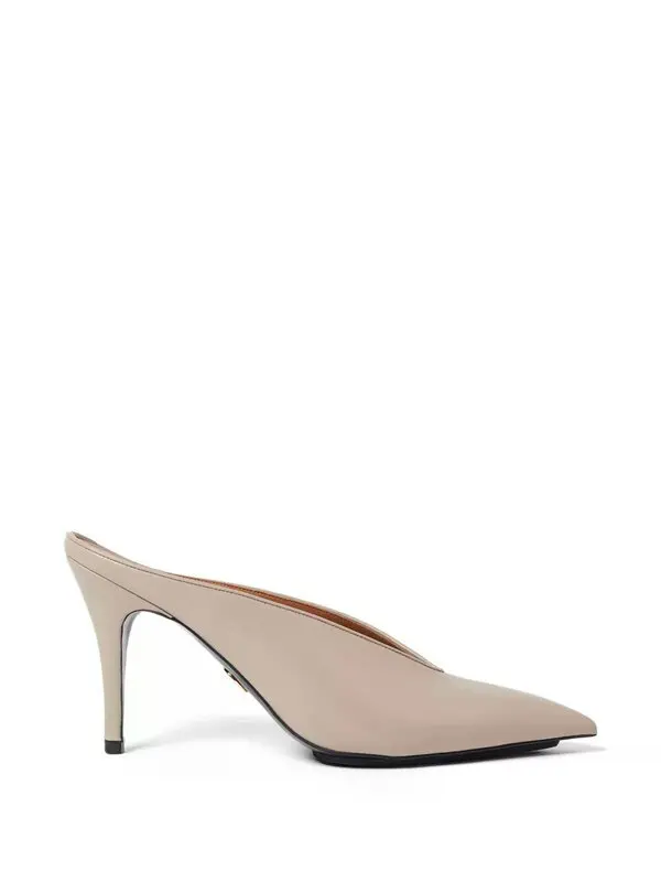 Stella McCartney Pointed-toe V-cut Mules