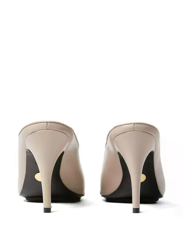 Stella McCartney Pointed-toe V-cut Mules