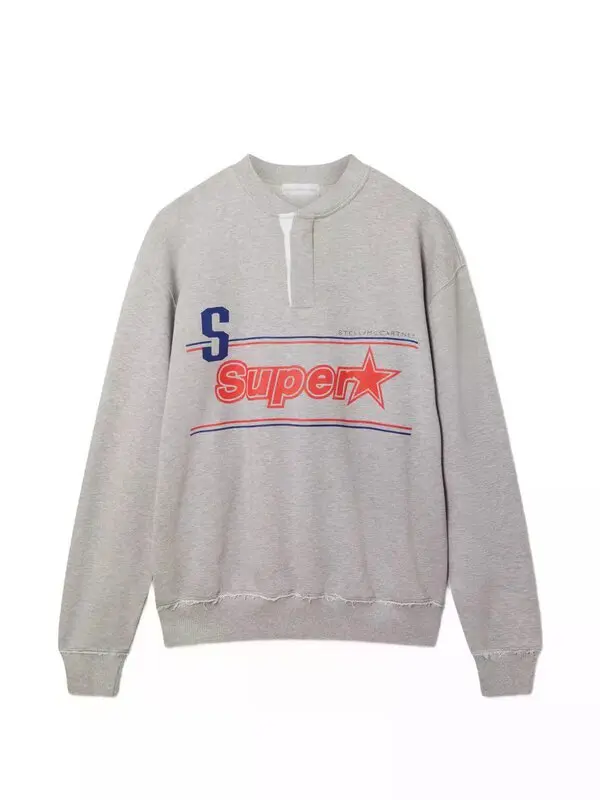 Stella McCartney Drop Shoulder Sweatshirt - Grey