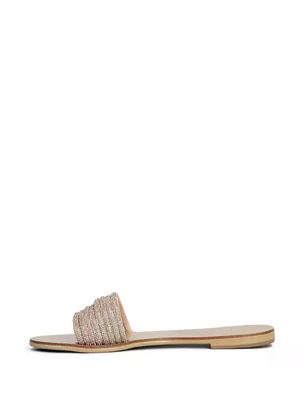 NICOLAS LAINAS Kimolos Embellished Multi-strap Sandals