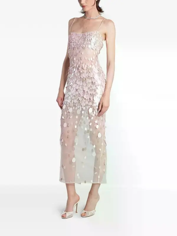 Retrofete Mischa Sequin Midi Dress