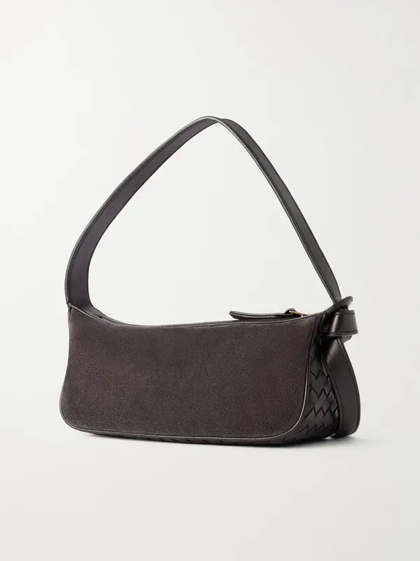 Bottega Veneta Nodo Intrecciato Shoulder Bag - Brown