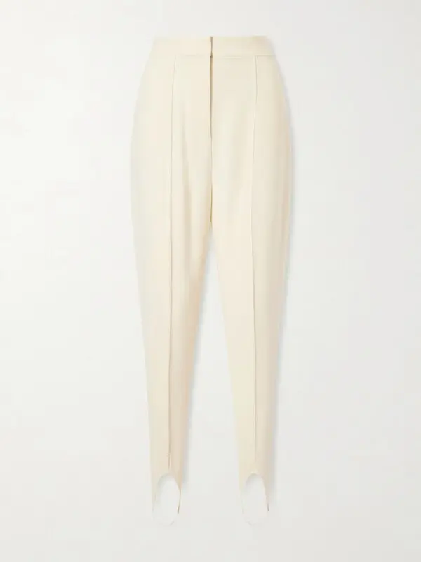 Stella McCartney High-rise Jersey Stirrup Leggings - Neutrals