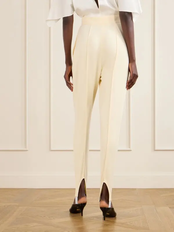 Stella McCartney High-rise Jersey Stirrup Leggings - Neutrals