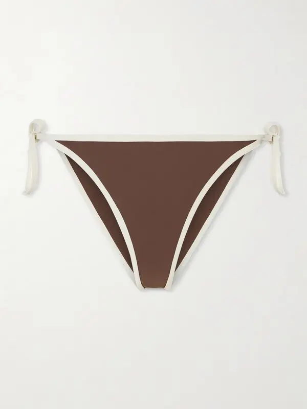 Brunello Cucinelli Knotted Bikini Briefs - Brown