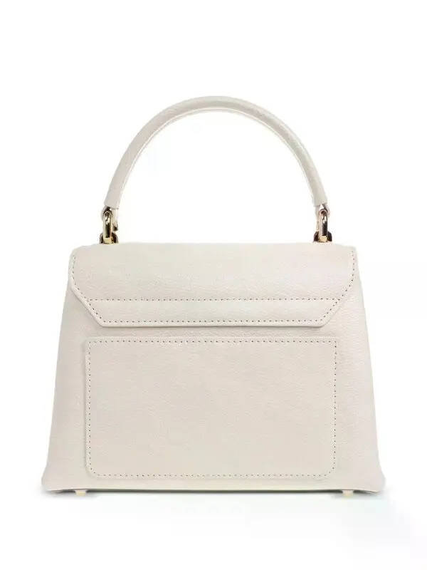 Furla 1927 Leather Tote Bag - White