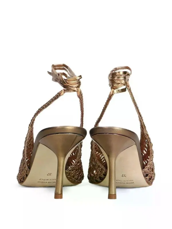 THE SELLER Woven Tie-fastening Pumps