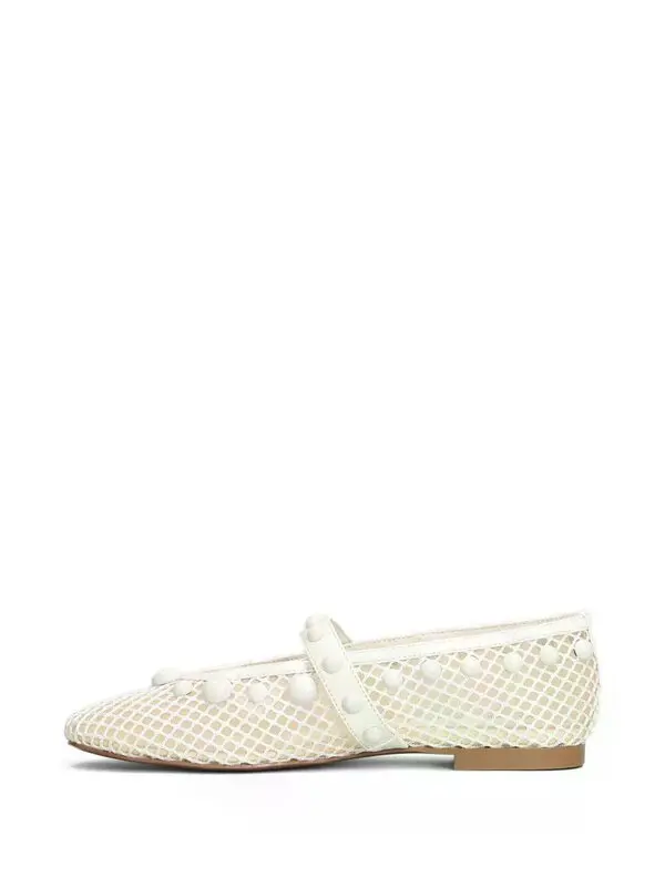 BIBI LOU Embellished Mesh Ballet Flats