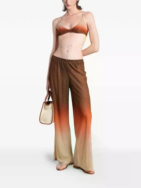 MC2 SAINT BARTH Amalia Palazzo Pants - Brown