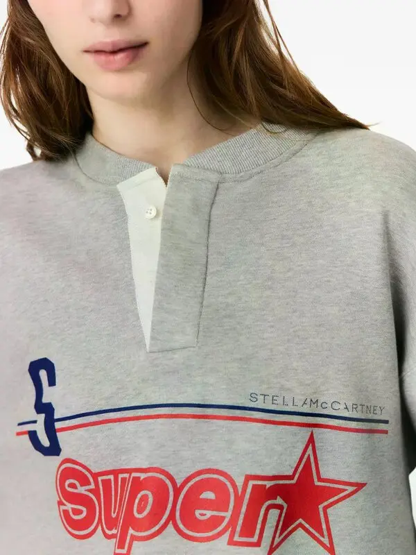 Stella McCartney Cotton Logo Print Sweatshirt