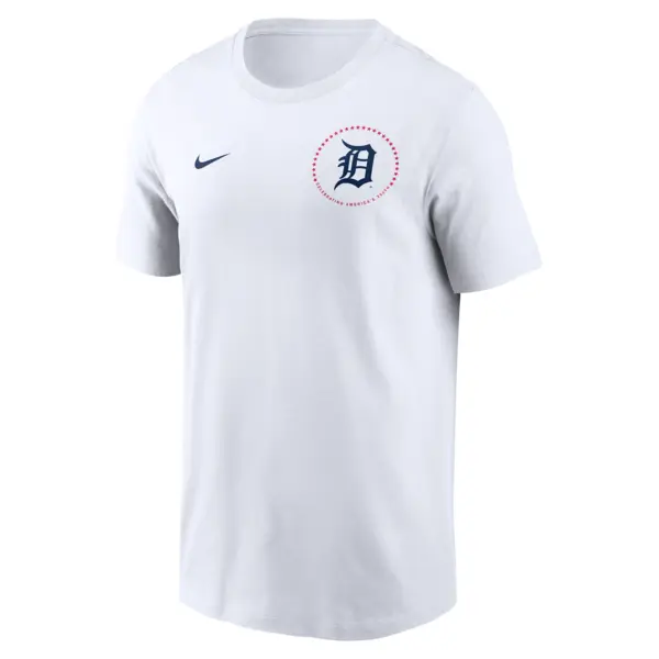 Nike Detroit Tigers Usa 250 Mlb T-shirt - White