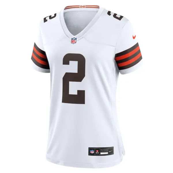Nike Shedeur Sanders Cleveland Browns Nfl Game Jersey - White