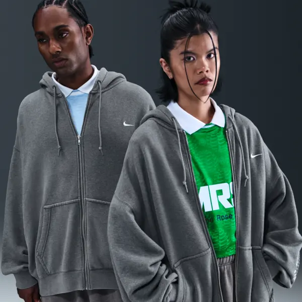 Nike X Martine Rose Full-zip Hoodie - Grey