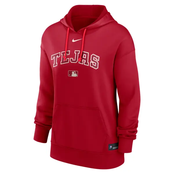 Nike Texas Rangers City Connect Mlb Pullover Hoodie - Red