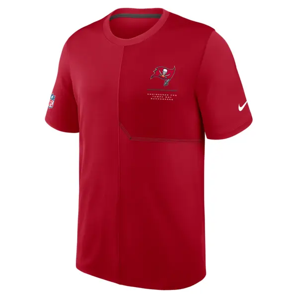 Nike Tampa Bay Buccaneers Sideline Coach Dri-fit Nfl Top - Red