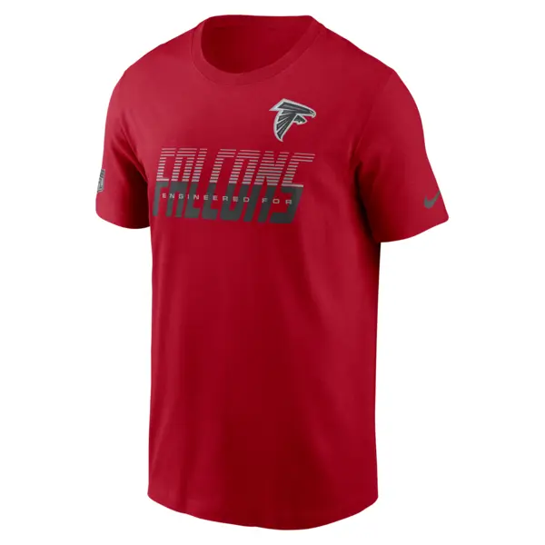 Nike Atlanta Falcons Sideline Team Issue Dri-fit Nfl T-shirt - Red