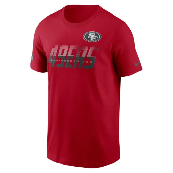 Nike San Francisco 49ers Sideline Team Issue Dri-fit Nfl T-shirt - Red