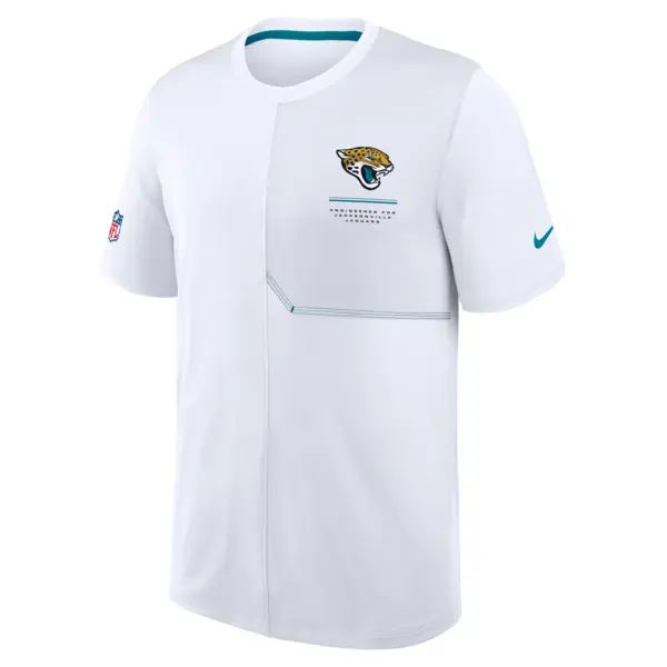 Nike Jacksonville Jaguars Sideline Coach Dri-fit Nfl Top - White