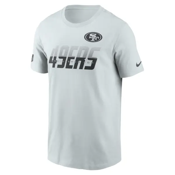 Nike San Francisco 49ers Sideline Team Issue Dri-fit Nfl T-shirt - Grey