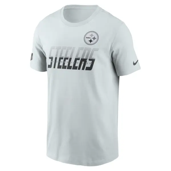 Nike Pittsburgh Steelers Sideline Team Issue Dri-fit Nfl T-shirt - Grey